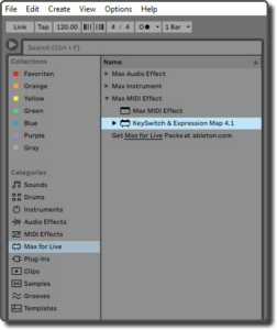 Installation of a M4L device | swub
